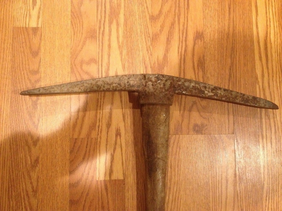 Vintage Pickaxe Railroad Farm Miner Tool WPA New Deal Great Depression ...