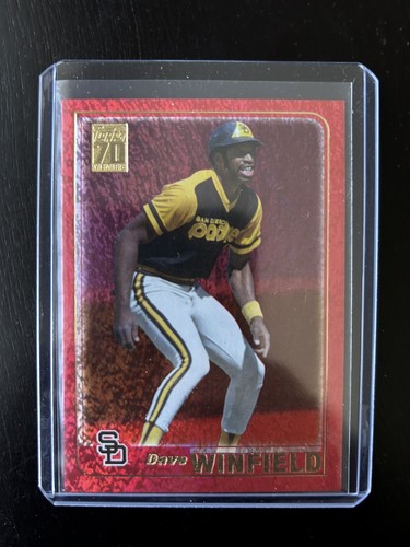 2021 Topps Archives Dave Winfield #206 Red Hot Foil /50 San Diego ...