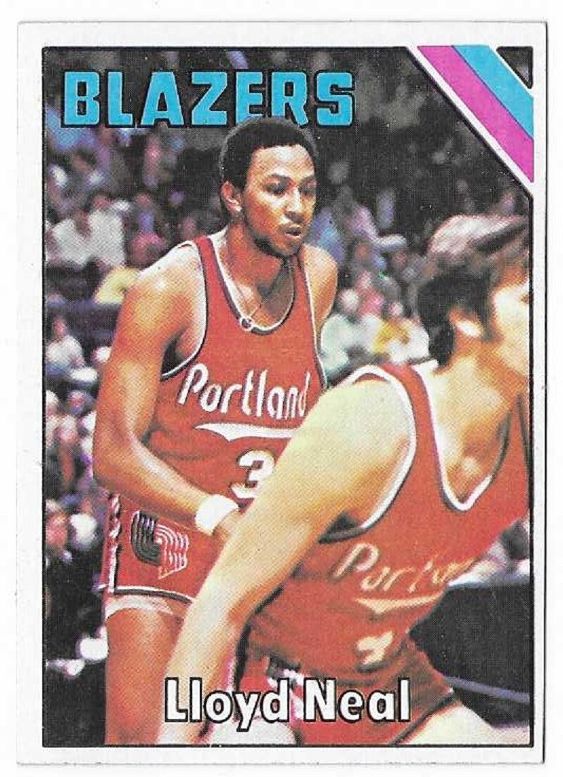 LLOYD NEAL 1975-76 Topps Basketball # 58 Portland Trail Blazers Ex Plus ...