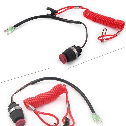 Boat Kill Switch Tether Cord Lanyard Fit Marine Mercury Tohatsu ...