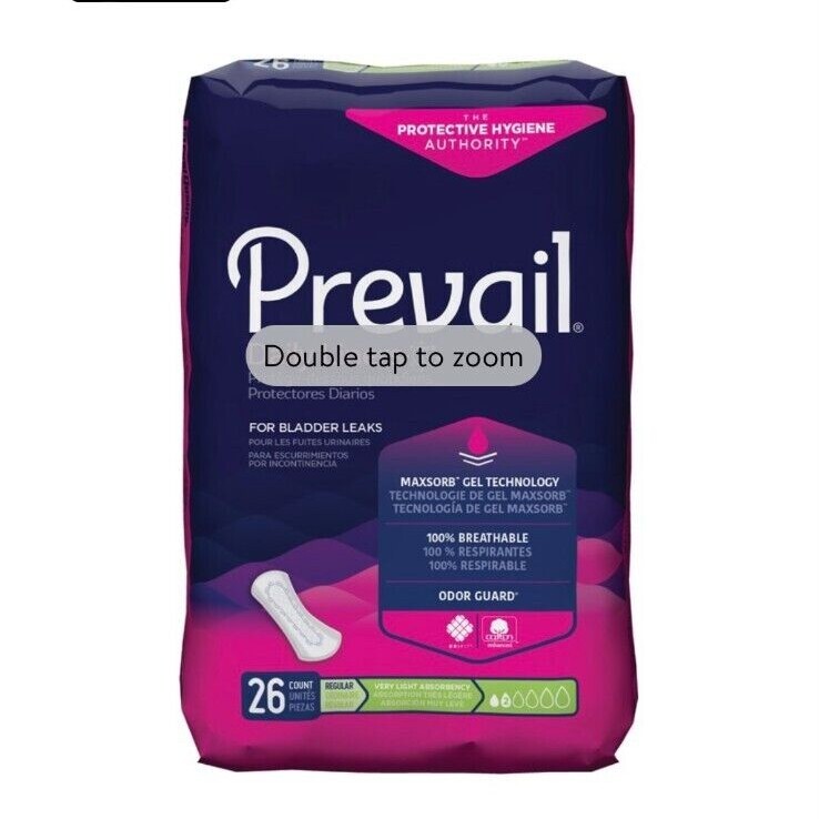 Prevail Daily Liner Bladder Control Pad, PV-926 - CASE OF 12 packs/26 ...