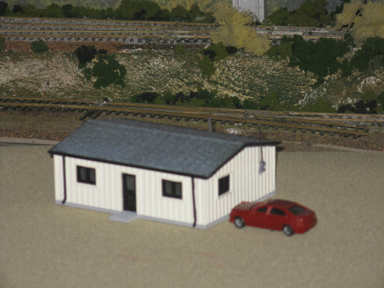 HO Scale Yard Office 3D Printed Structure Kit, White, In Stock! | eBay