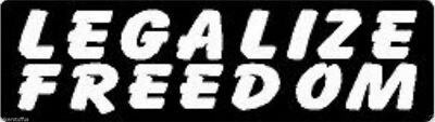 3 LEGALIZE FREEDOM HELMET STICKER HARD HAT STICKER MOTORCYCLE TOOLBOX ...