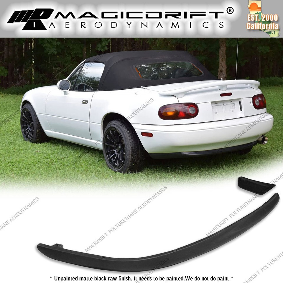 For 90-97 Mazda Miata MX5 Roadster R-Package RS Style Rear Bumper Lip ...