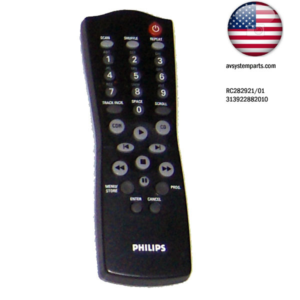 Philips Rc282921/01 Original CD Recorder Remote Control Cdr770 Cdr775 ...