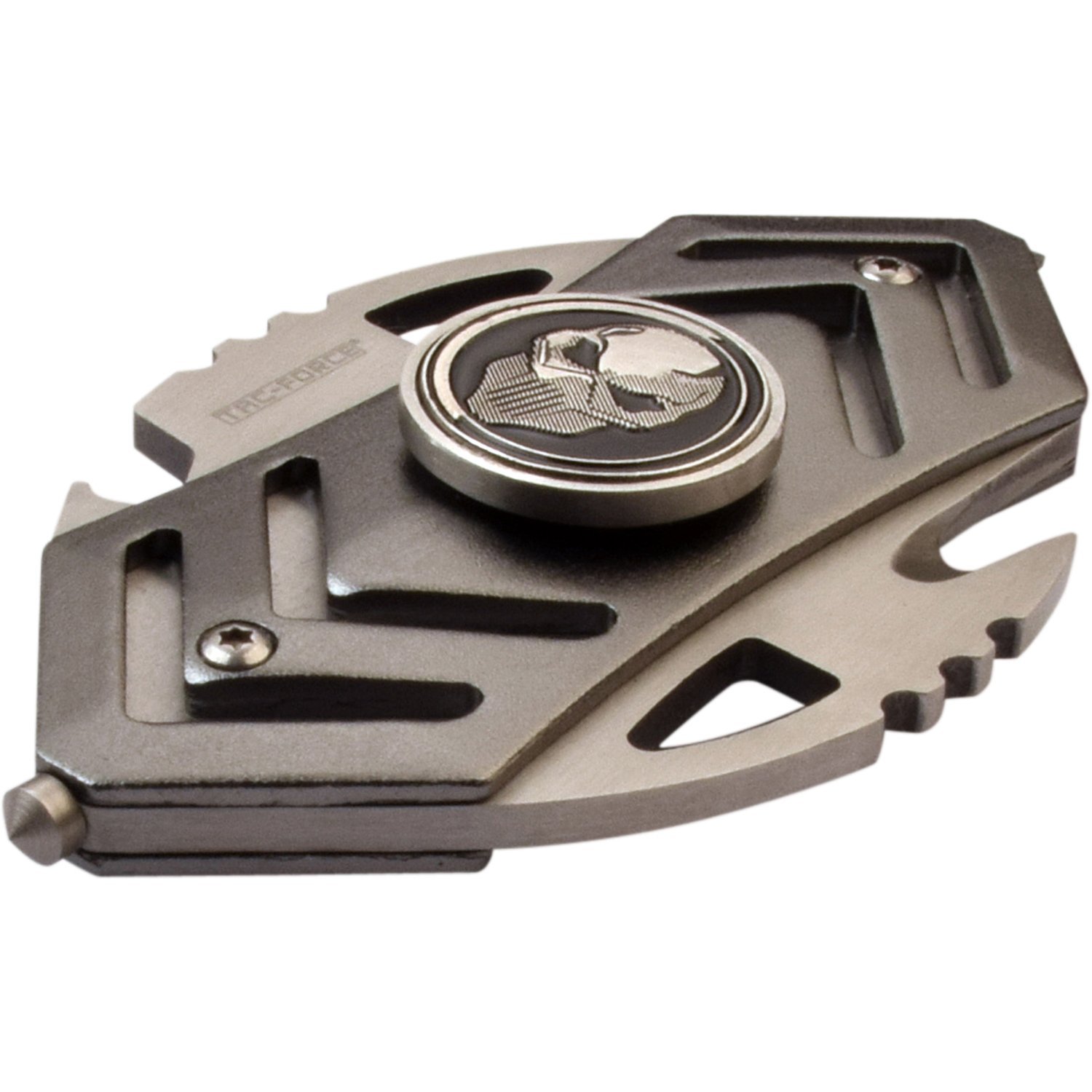 Fidget Spinner Gray Multi-Tool Tactical Bottle Opener, Glass Breaker ...