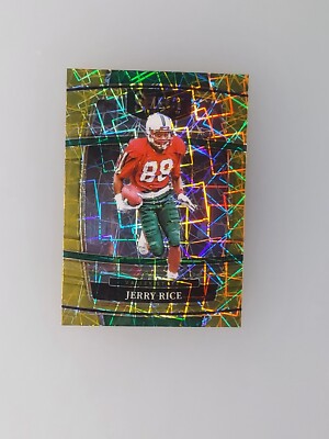 2022 Select Gold Lazer Jerry Rice San Francisco 49ers | eBay