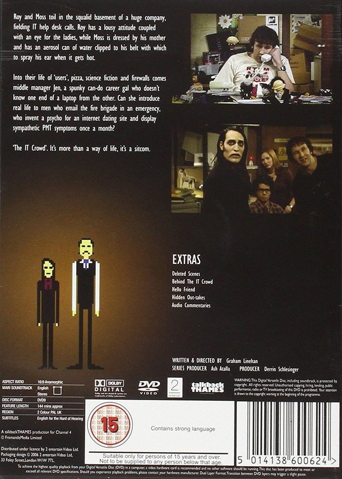 The IT Crowd - Series 1 - Complete DVD Richard Ayoade, Christopher ...