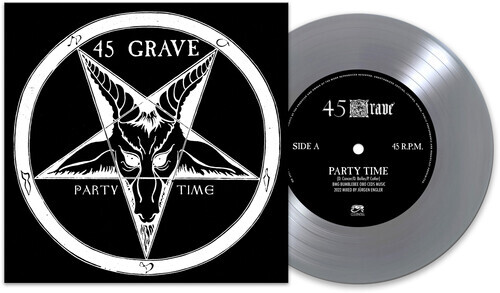 45 Grave PARTY TIME (889466286049) Limited Edition NEW SILVER COLORED VINYL 7" | eBay