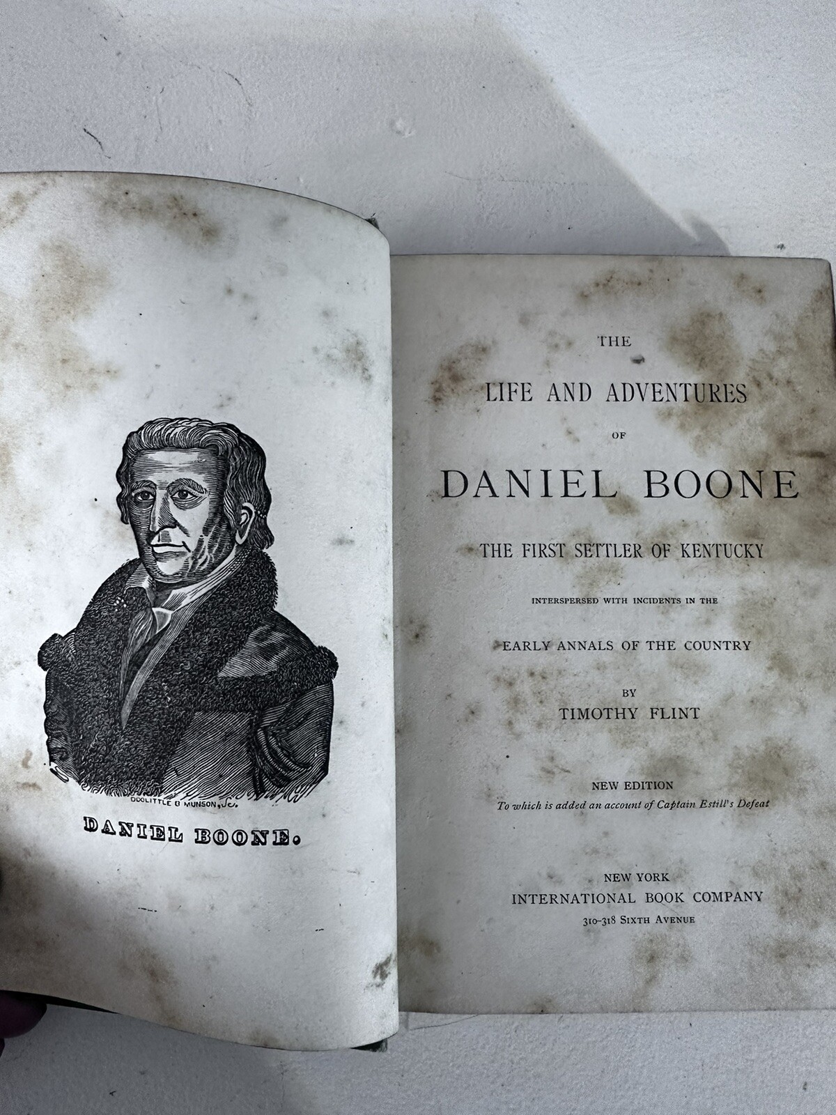 antique ST NICHOLAS SERIES Boys Girls LIFE OF DANIEL BOONE Timothy ...