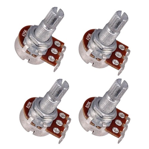 4pcs A25K POTS ELECTRIC Bass Guitar Volume Control Potentiometer | eBay