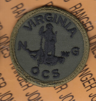 US Army Virginia ARNG OCS School OD green BDU 2.5" patch m/e B | eBay