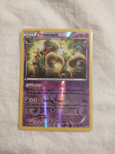Pokémon TCG Breakpoint Trevenant 65/122 Reverse Holo Card NM Near Mint ...
