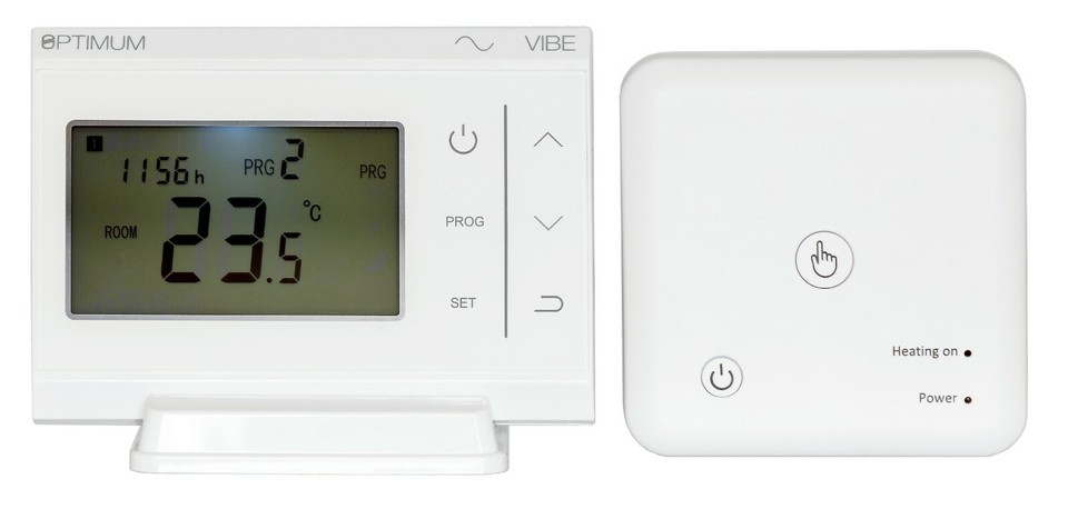 Optimum Wireless Programmable Room Thermostat RF Stat inc Receiver ...