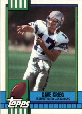 1990 Topps NFL Dave Krieg #338 | eBay
