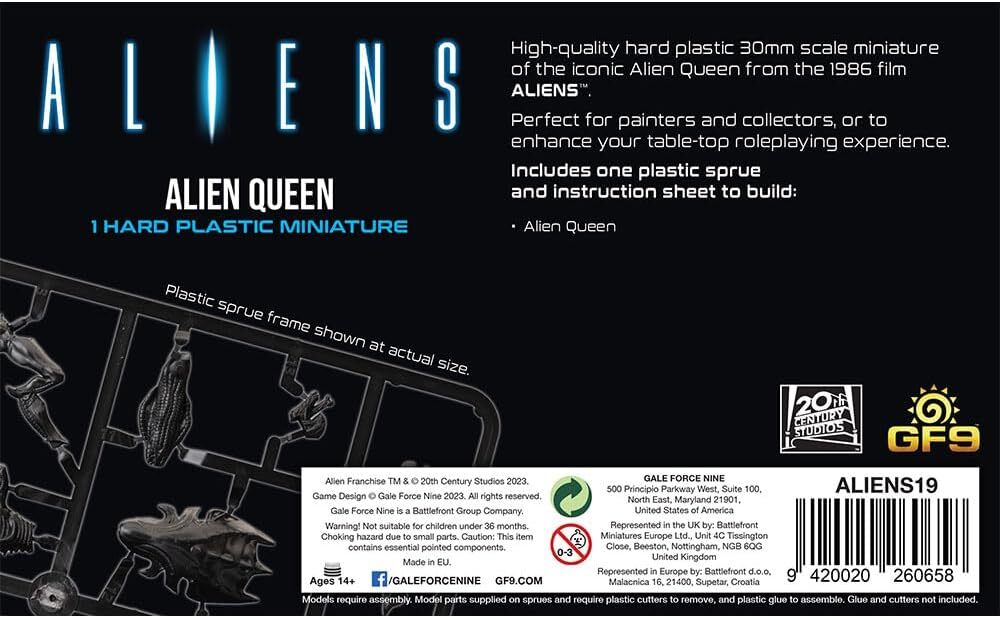 Gale Force Nine - Aliens - Alien Queen | eBay