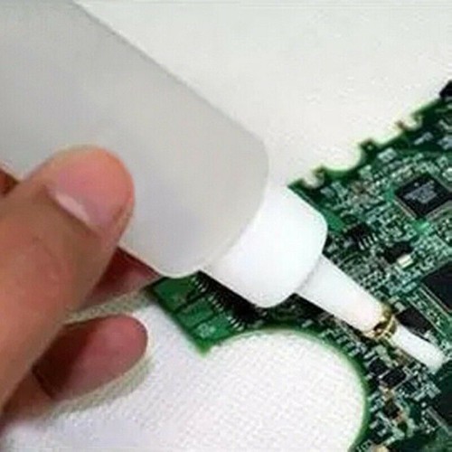 1pc Soldering Liquid Flux Plastic Bottle w/ Brush Multi Function Clear ...