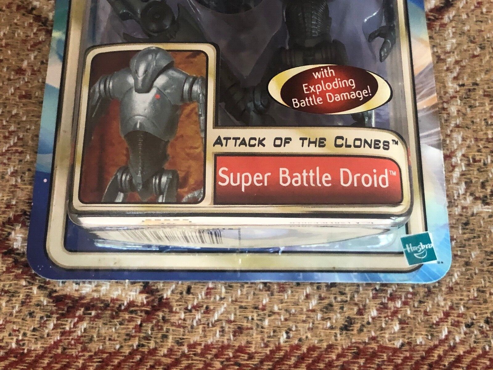 Star Wars AOTC Super Battle Droid Exploding Battle Damage #06 2002 MOC ...