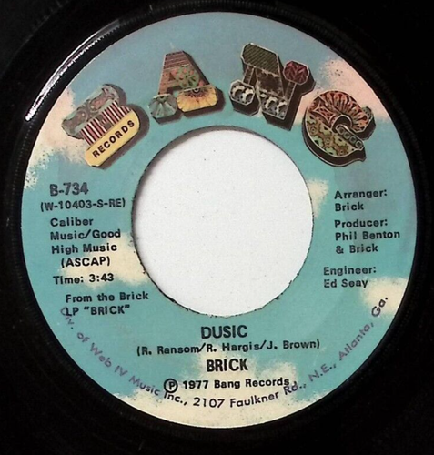 BRICK DUSIC/HAPPY BANG RECORDS VINYL 45 61-76 | eBay