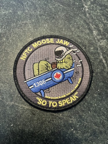 NATO NFTC Moose Jaw Canada Military Pilot Morale tactical patch Rare ...