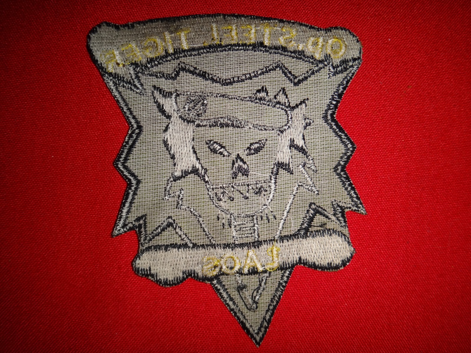 Vietnam War Subdued Patch US 5th SFGrp MACV-SOG Operation STEEL TIGER ...