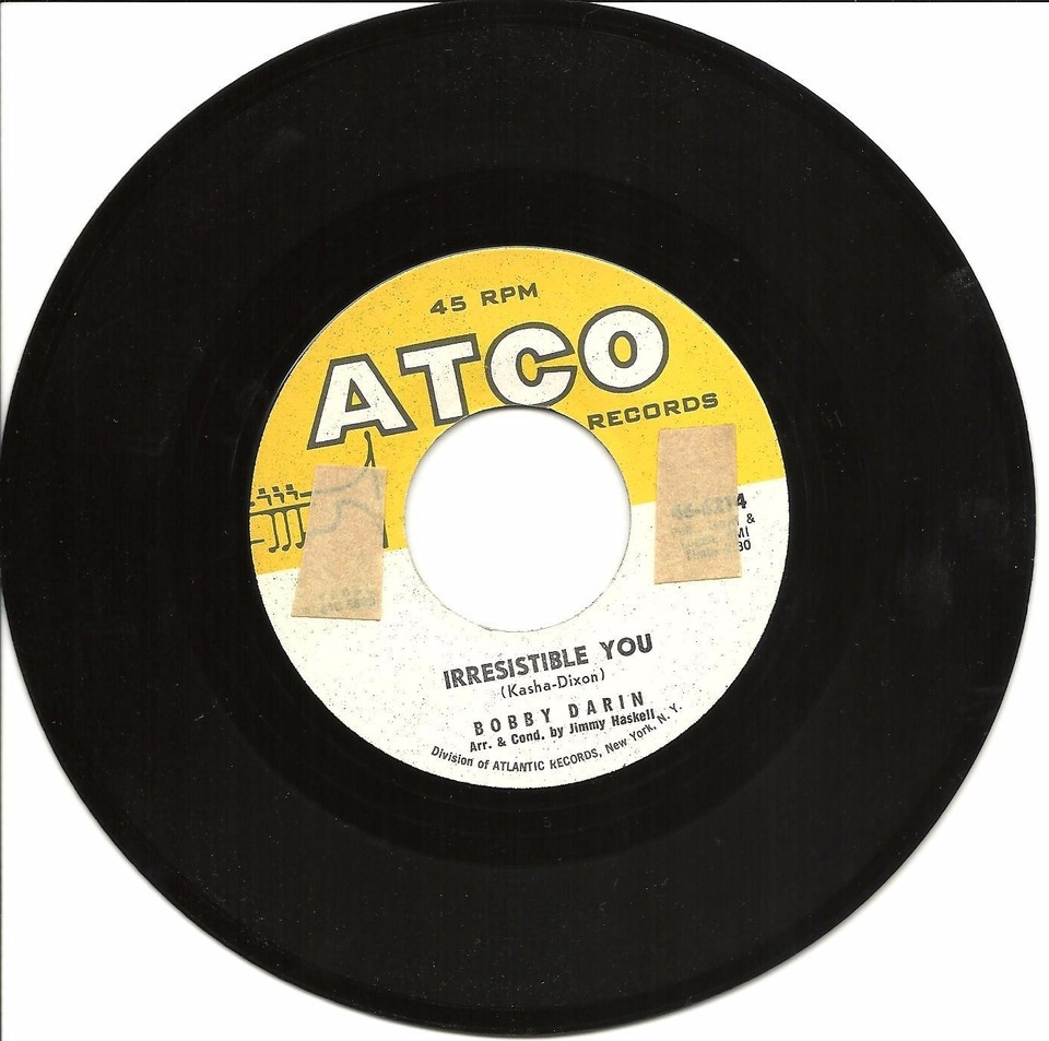 Bobby Darin-Irresistible You/Multiplication-w/PS-45 RPM Vinyl Record ...