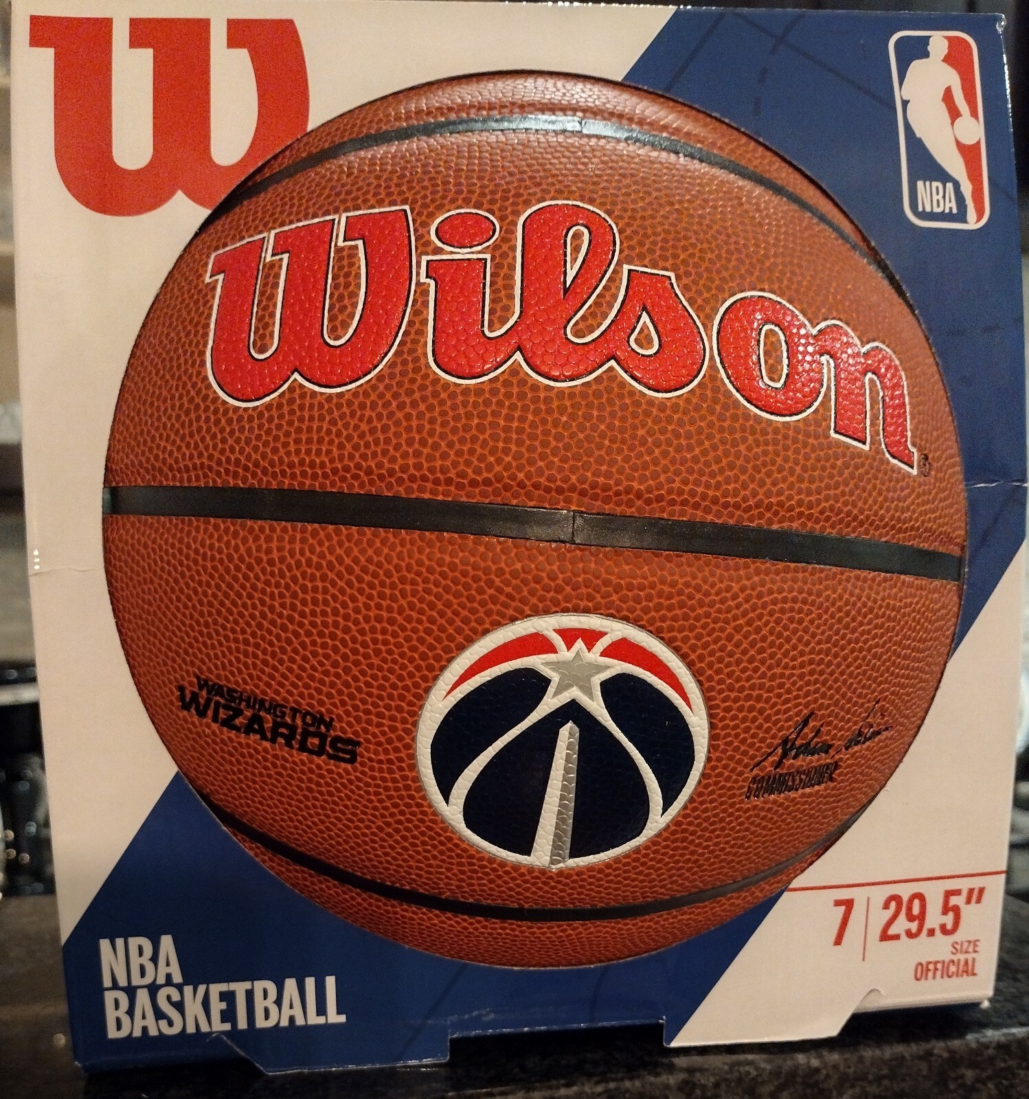 Washington Wizards Wilson NBA Commemorative Series Basketball Official ...