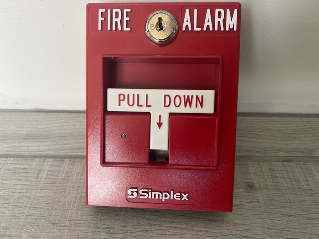 Simplex 596B Manual Addressable Fire Alarm Pull Station With LED for ...