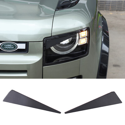 Aluminum Headlight Angry Eye Overlay For Land Rover Defender 20-23 ...
