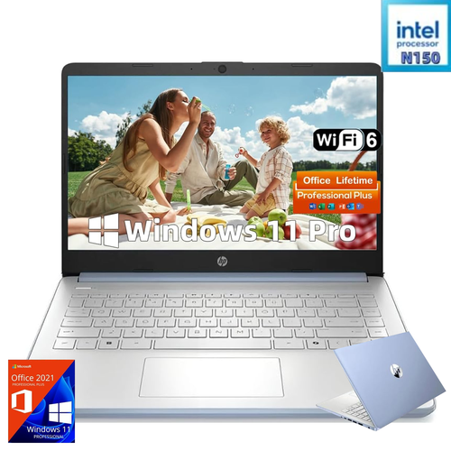 2025 HP 14 Student Laptop,Intel Processor N150,16GB 128GB +Win 11 Pro+OFP21 | eBay