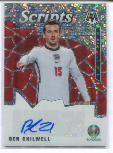 2020-21 PANINI MOSAIC UEFA EURO BEN CHILWELL CIRCLE PRIZM SCRIPTS ...