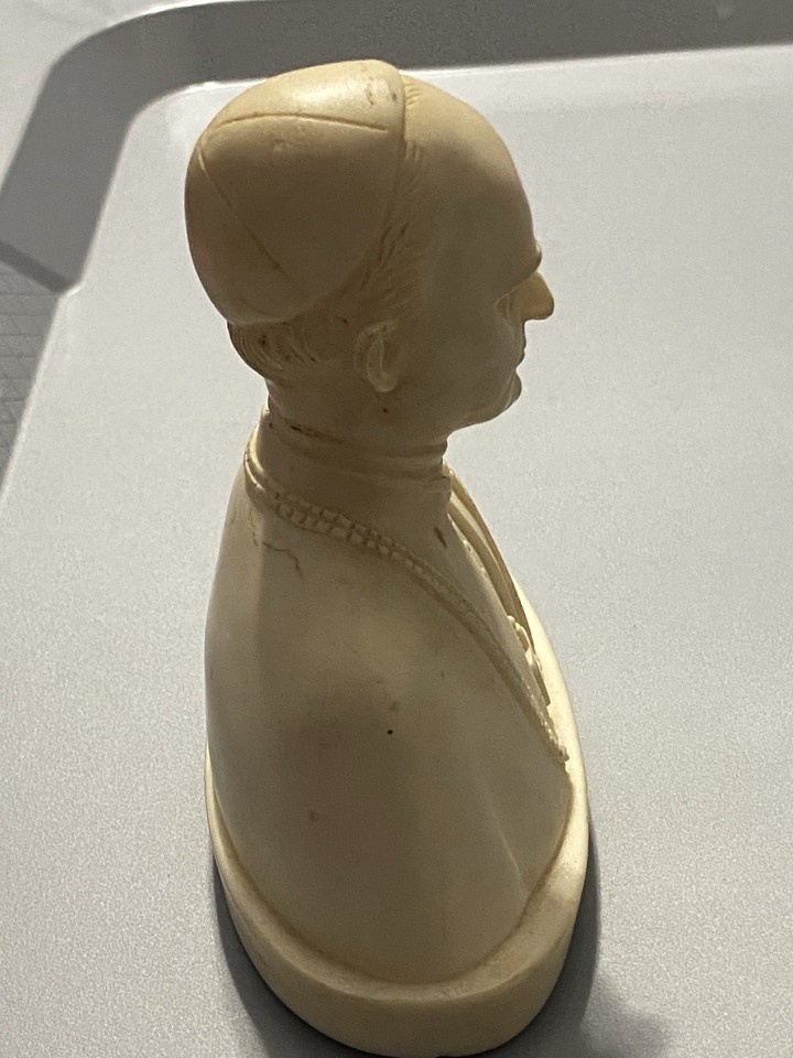 Vintage 1960s Bust Of pope Paul VI Made in Italy ''4.5in'' | eBay