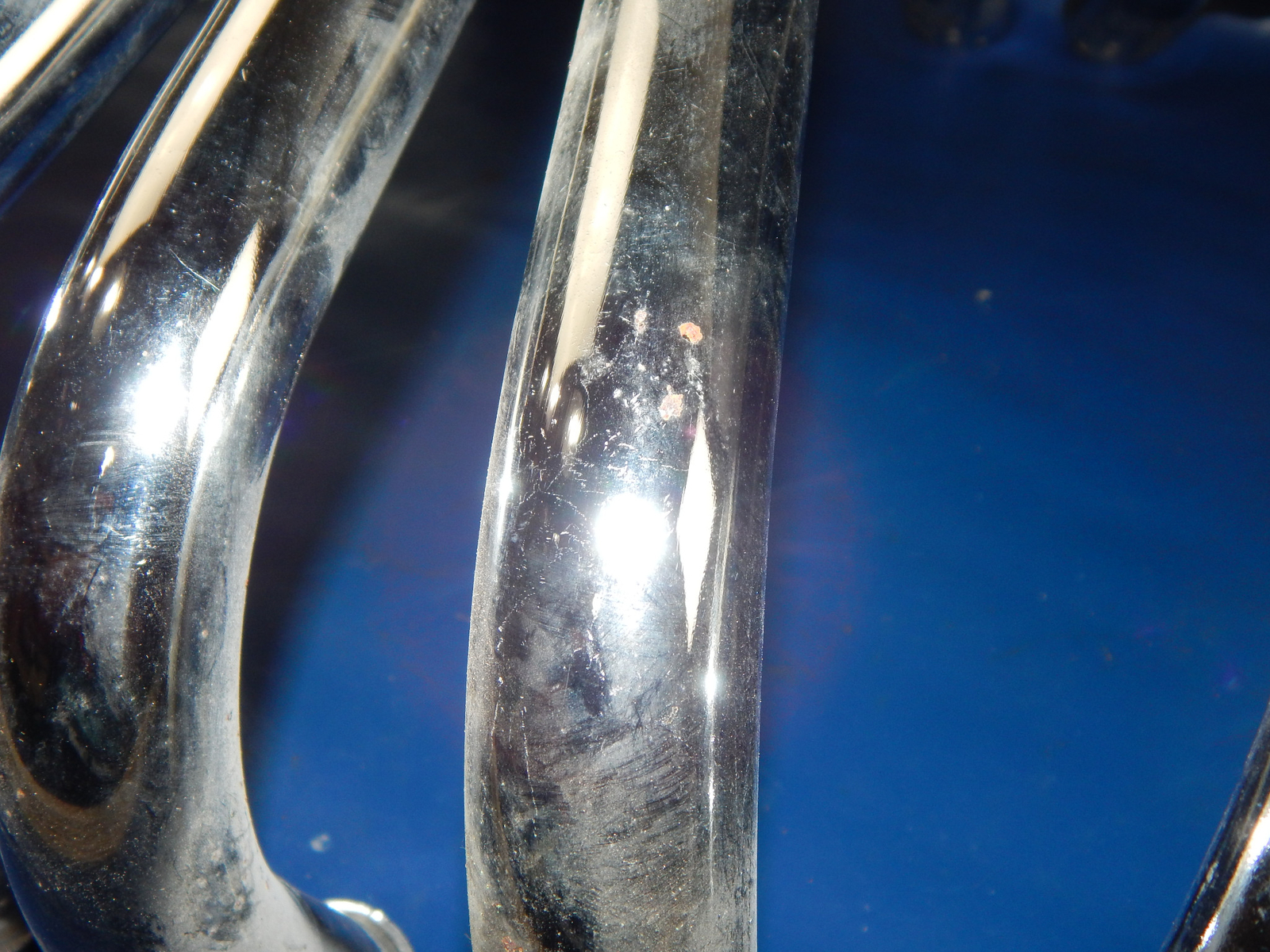 HONDA CBX 1000 MARVING 6 in 2 CHROME OPEN EXHAUST MUFFLER PIPE HEADERS ...