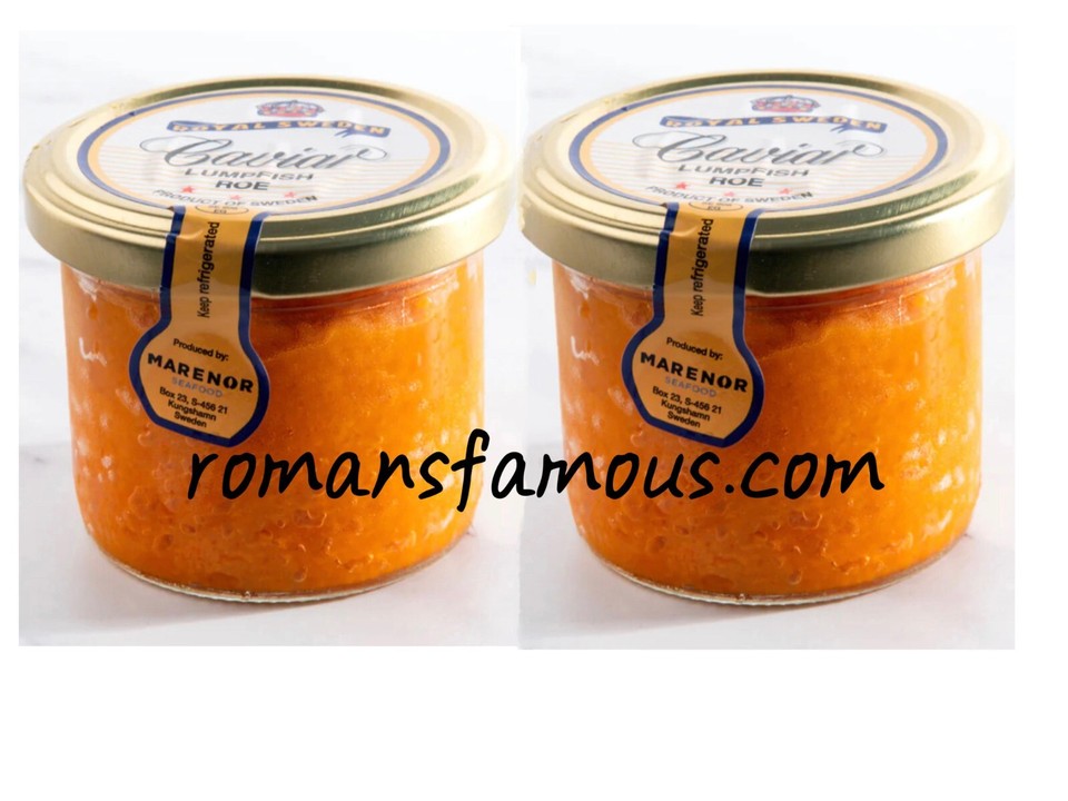 Royal Sweden Lumpfish Roe RED Caviar,3.5oz/100g 1 Jar For $15 | eBay