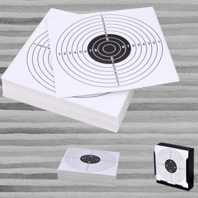 Paper Targets 100 Pack Gamo Air BB Gun Rifle Target Bullets Pistol ...