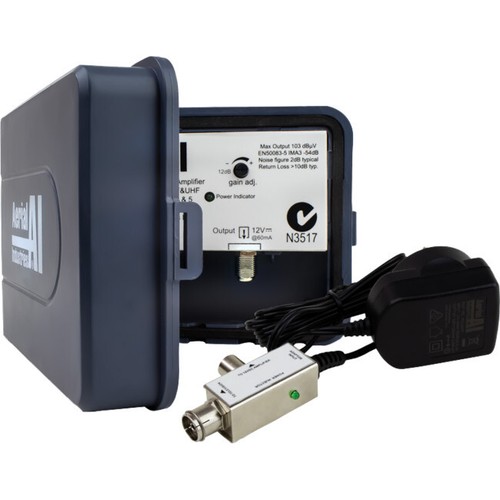 AERIAL INDUSTRIES AIMA124PS 24Db VHF/UHF Masthead Amp Single Input | eBay Australia