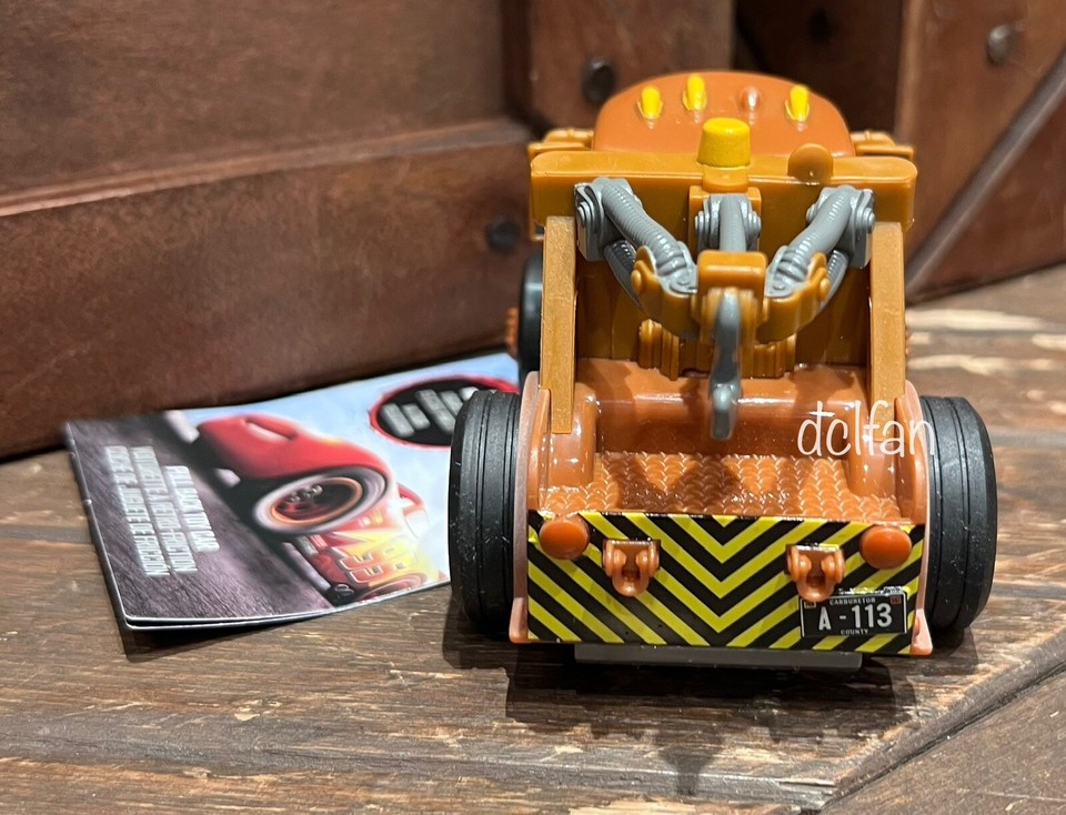 2025 Disney Parks Cars Mater Tow Truck Pull Back Toy Stunt Car NEW | eBay
