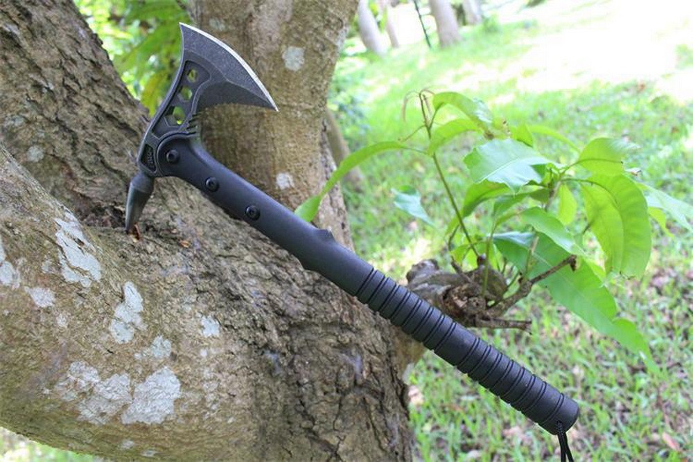 Tactical Axe Army Outdoor Hunting Tomahawk Camping Survival Machete ...