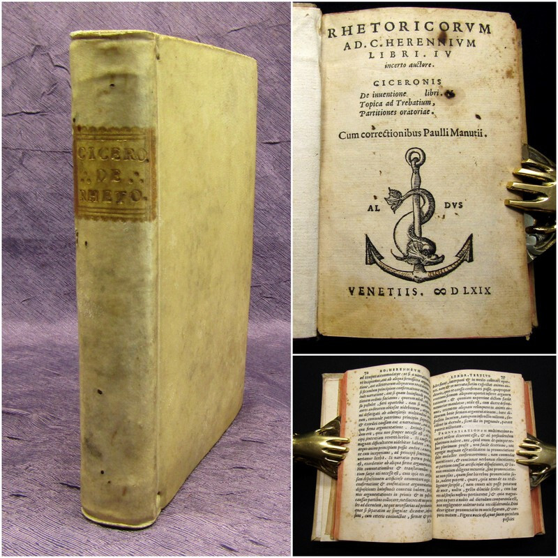 Ciceron, Marcus Tullius Cicero 1569 Rhetoricorum ad C. Herennium libri ...