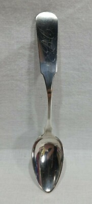 N. Newell Harding Coin Silver Spoon ~ Monogramed ~ Boston, MA. | eBay