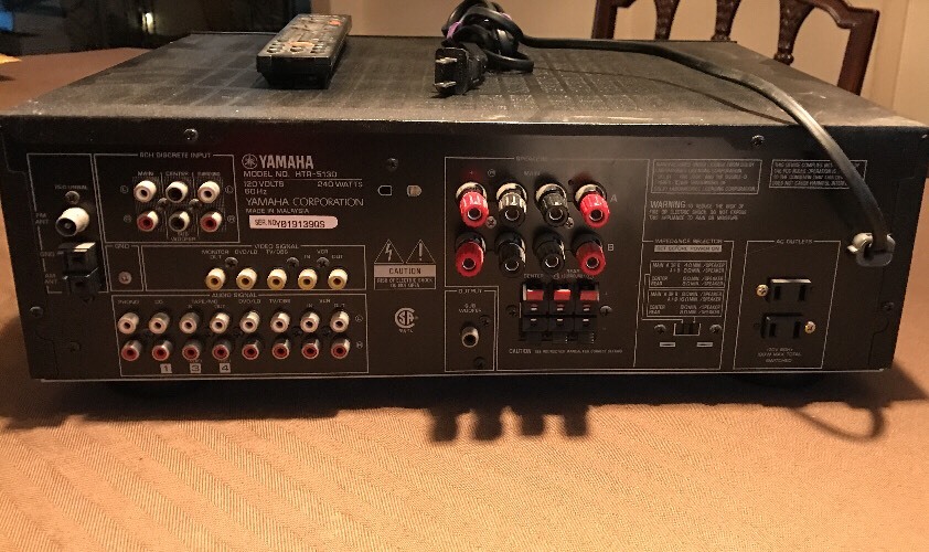 Yamaha HTR-5130 Receiver Bundled With Remote | eBay