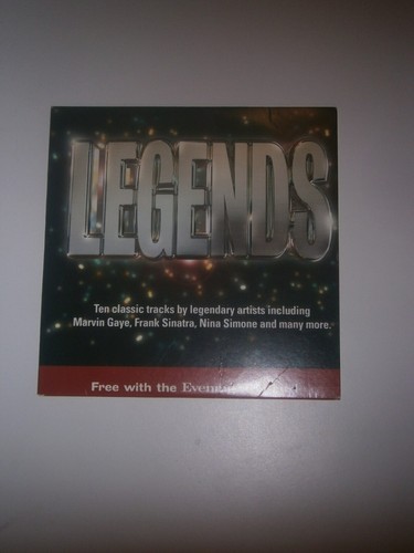 Legends CD compilation (free with paper). Sinatra, Orbison, Marvin Gaye ...