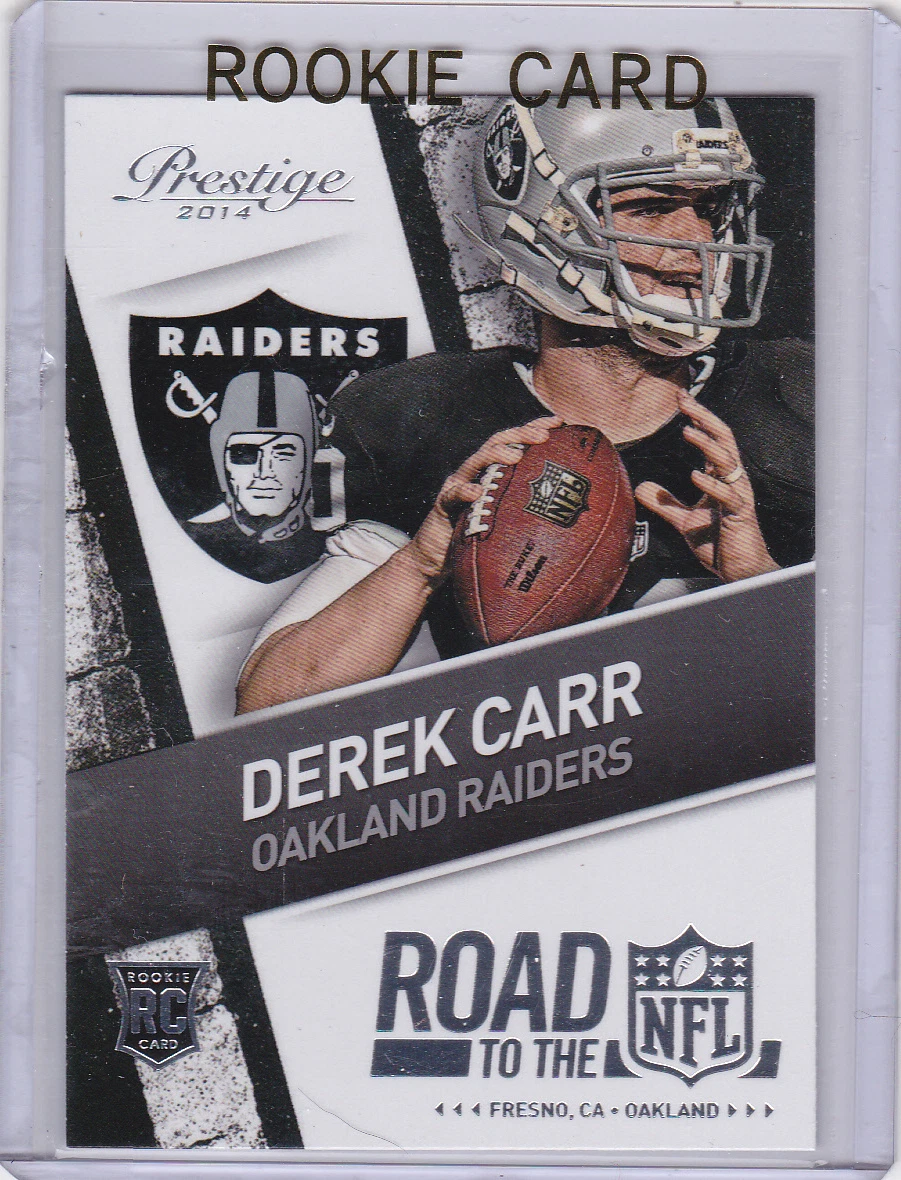2014 Derek Carr Panini Elite ROOKIE 602/999 RC #131 Oakland