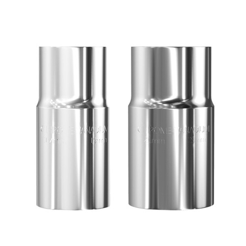 Professional 2 Piece Tire Socket Set 17/19mm and 21/23mm 6 Point Nut ...