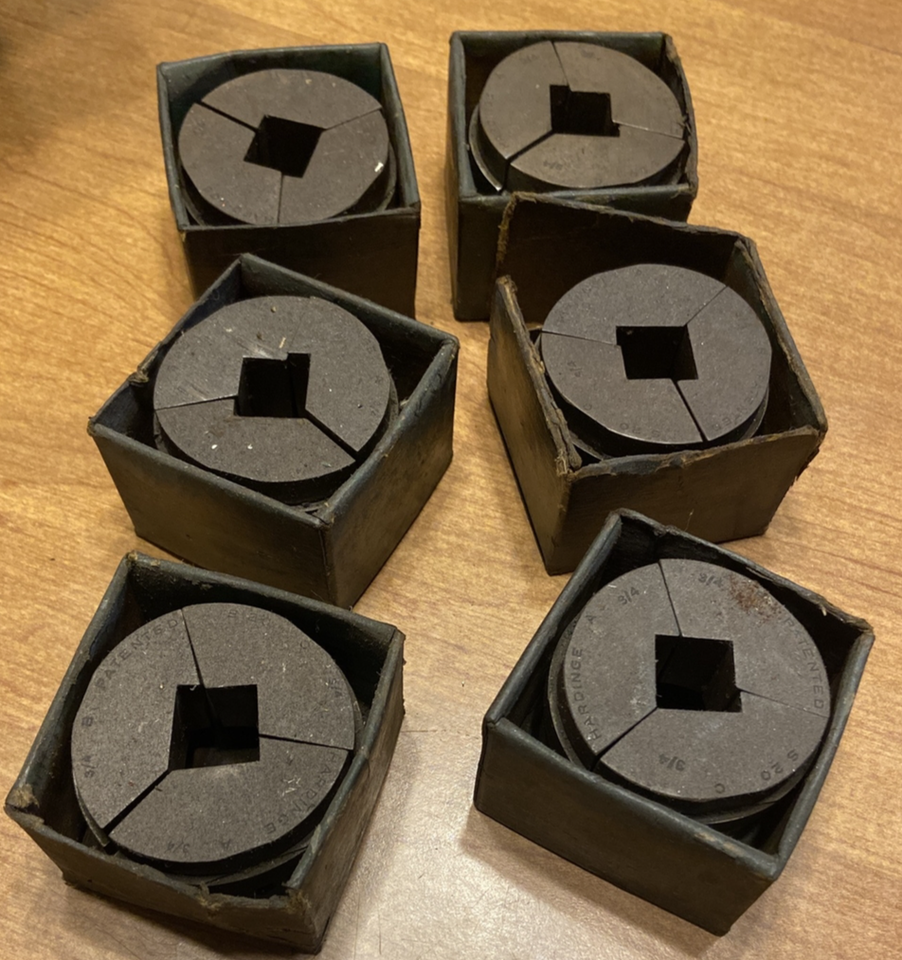 (1) Hardinge S-20 3/4” Square Collet Pad Set Used | eBay