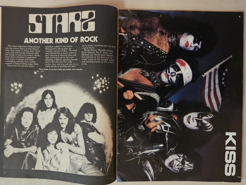 KISS CREEM SPECIAL EDITION Magazine 1977 | eBay
