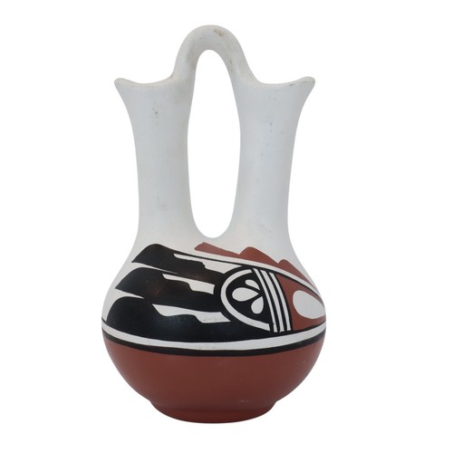Vintage Jemez Pueblo Pottery Native American Wedding Vase Signed Toya ...