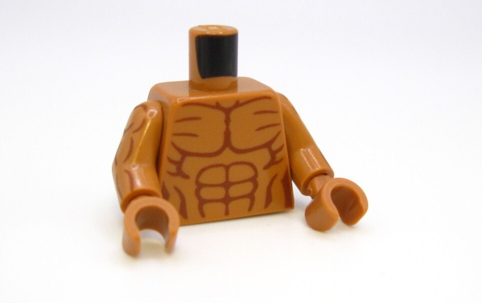 A Custom printed TORSO ASSEMBLY for Minifigures using Real LEGO® brick ...
