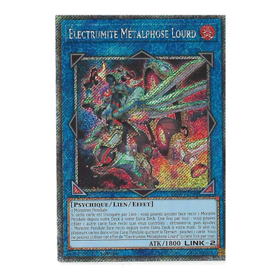 Yu-Gi-Oh! Électrumite Métalphose Lourd RA04-FR292 Platinum SeR Secret ...