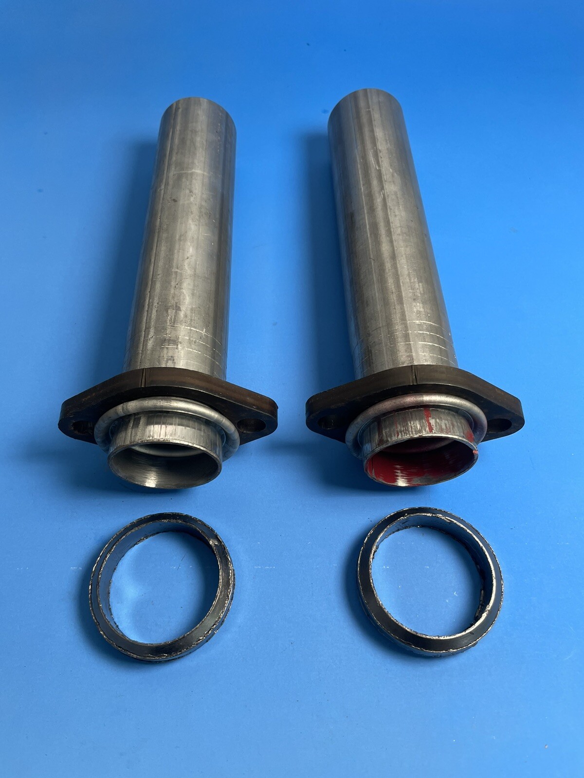 10"64-73 Ford Mustang/Falcon SB V8 Exhaust Manifold Down Pipe Stubs 2 ...